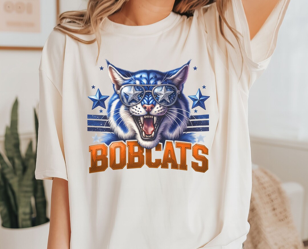 Bobcats Mascot Shirt: School Spirit Tee - Etsy