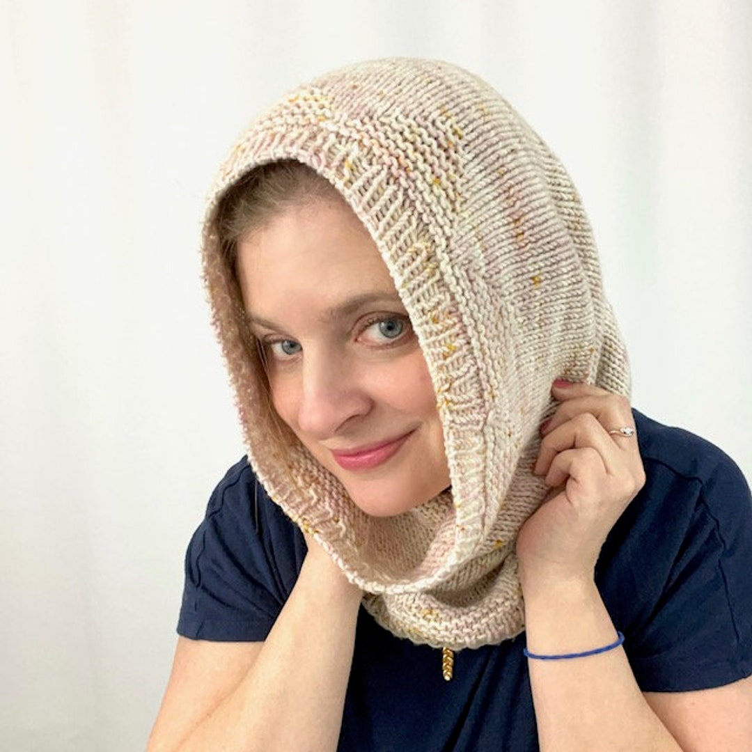 The Queen's Cowl - PDF Knitting Pattern for a Worsted Weight Cowl Hood ...