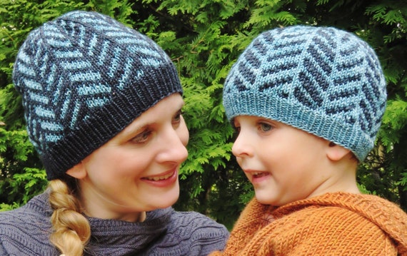 Cedar Hat Pattern Bold Graphic Herringbone Design in | Etsy