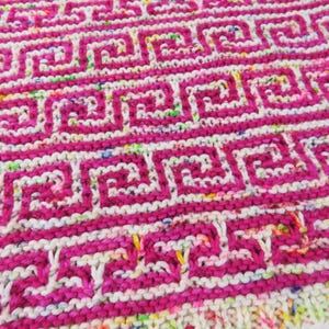 Greek Key Mosaic Cowl Knitting Pattern PDF for Advanced Beginners - Etsy