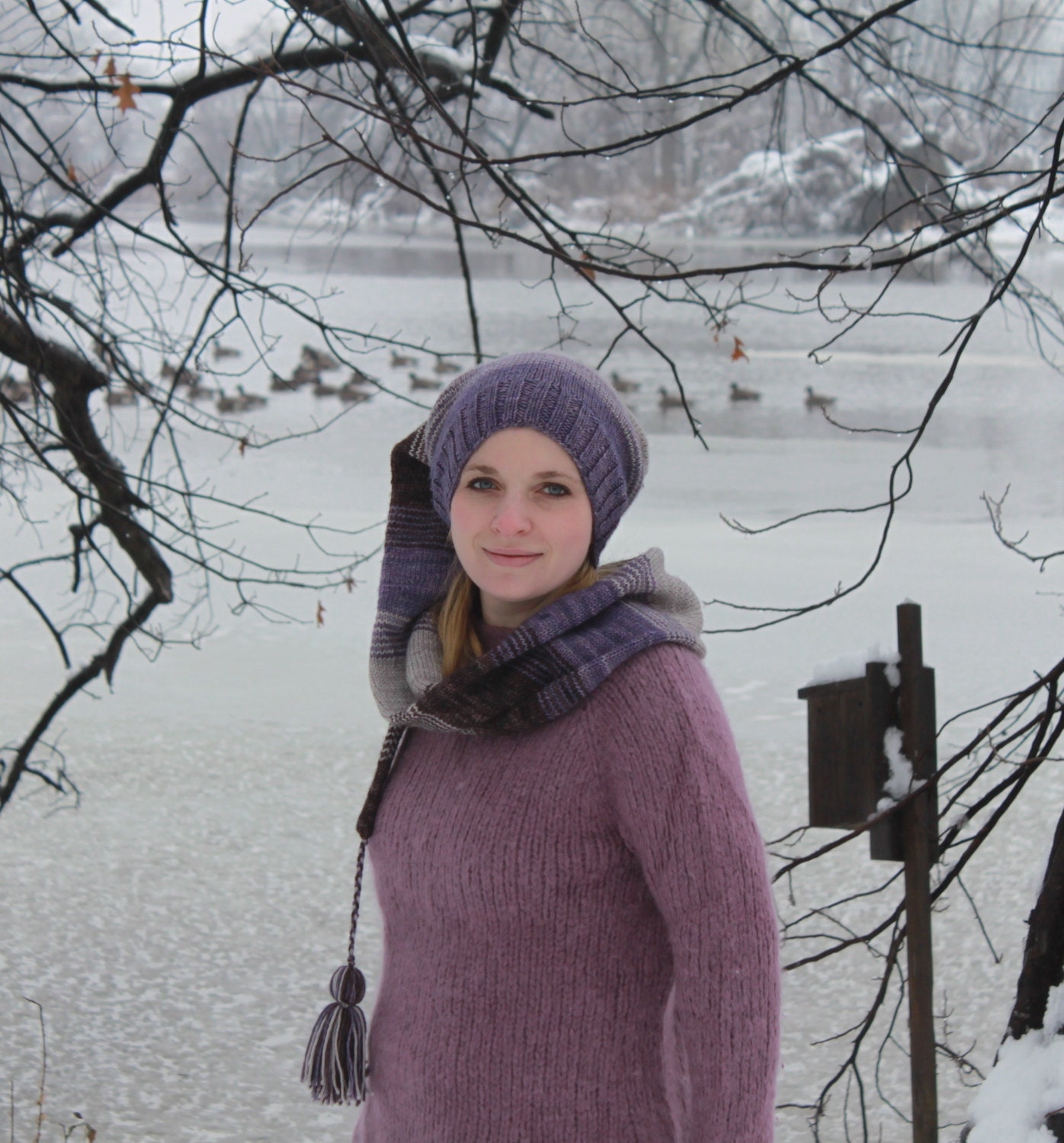 Mod Stocking Cap Pattern - Stocking Cap in DK Weight Yarn Sized for ...