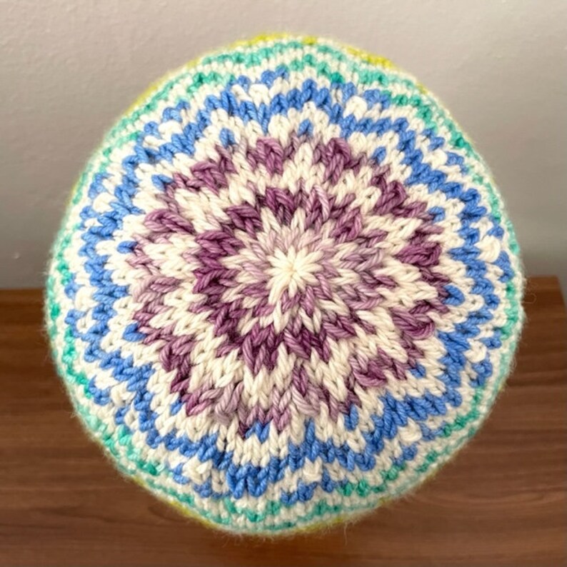 Kismet Hat - Worsted Weight Hat in Stranded Colorwork Knitting Pattern ...