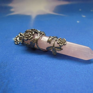 Rose Quartz Keyring Rose Quartz Key Chain Crystal Keyring - Etsy