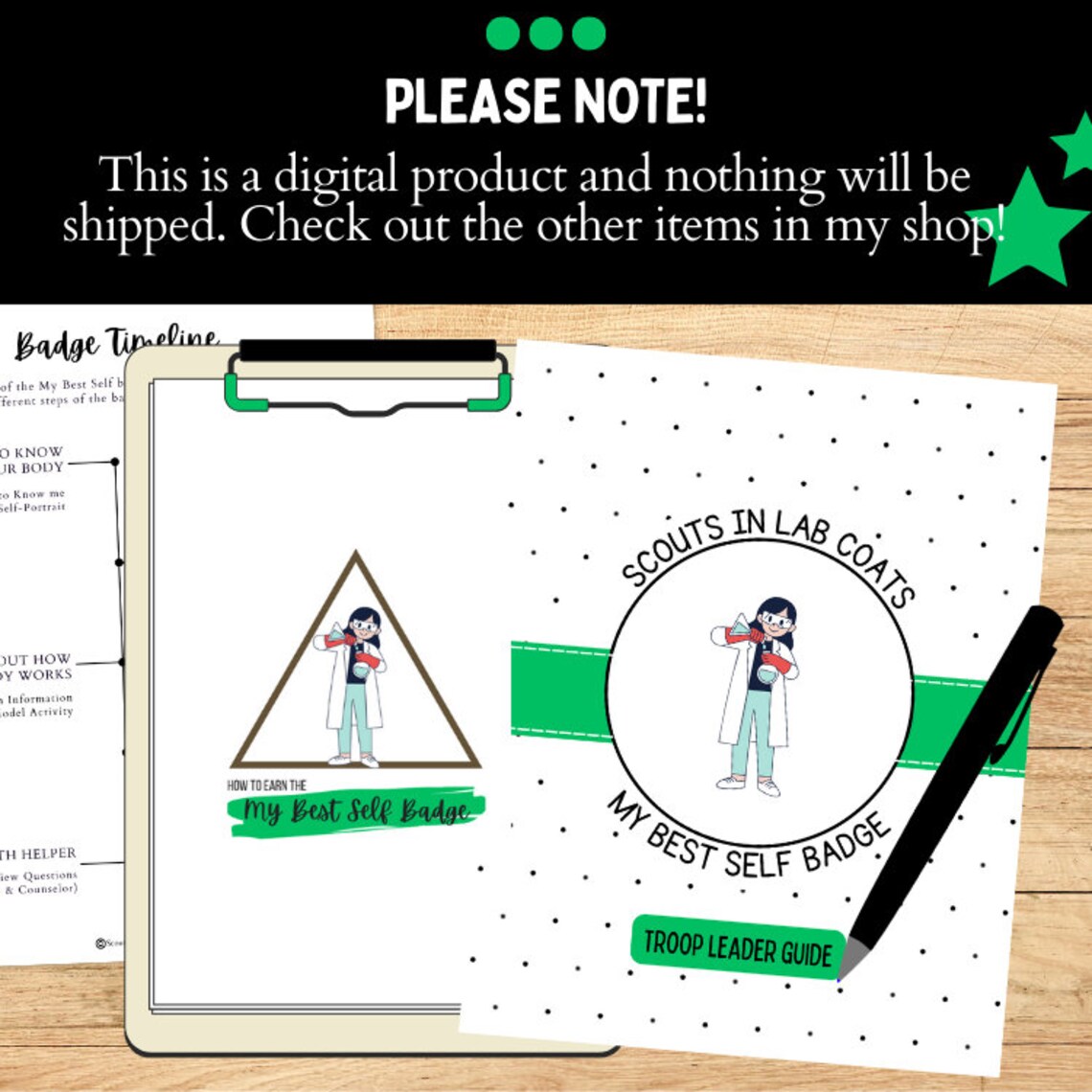 Girl Scouts Brownies My Best Self Badge Troop Leader Guide - Etsy