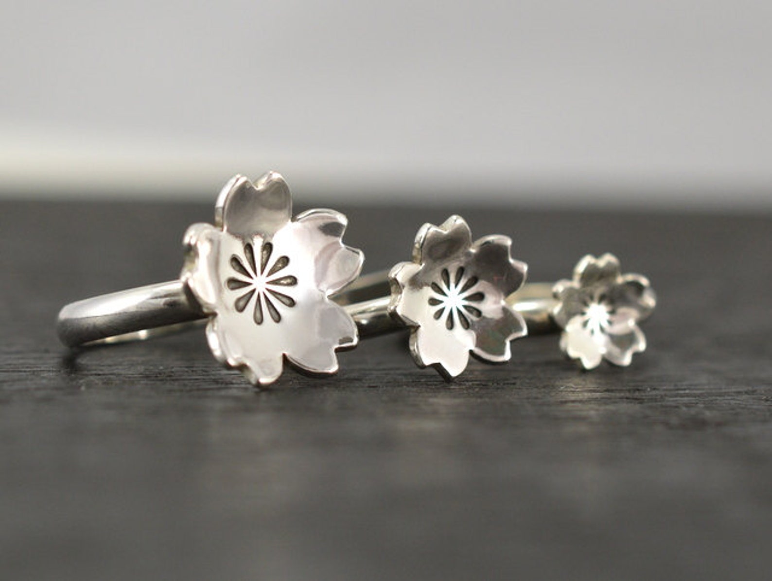 SAKURA Ring 100% HANDMADE RING Sakura Blossom Ring Cherry - Etsy