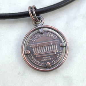 Lucky Penny Necklace, US Penny Pendant, Custom Made Pendant, Coin ...