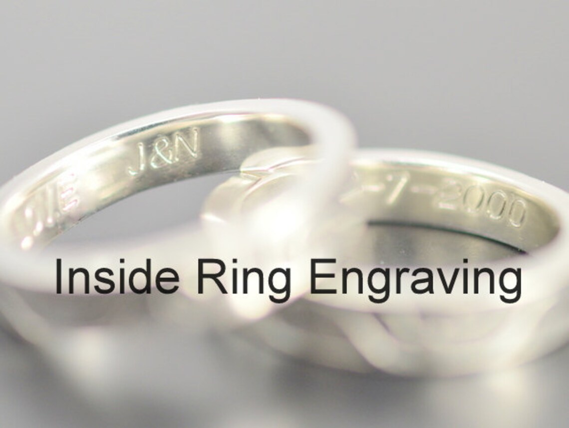 Personalized Engraving Custom Engraving Inside Ring - Etsy