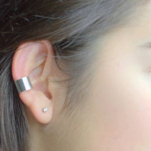 Zen Ear Cuff, Extra WIDE, 100% Handmade, Lotus Ear Cuff, Zen Yoga Reiki ...