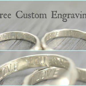 Mother Daughter Ring, Personalized Ring, Free Custom Engraving, Mom ...