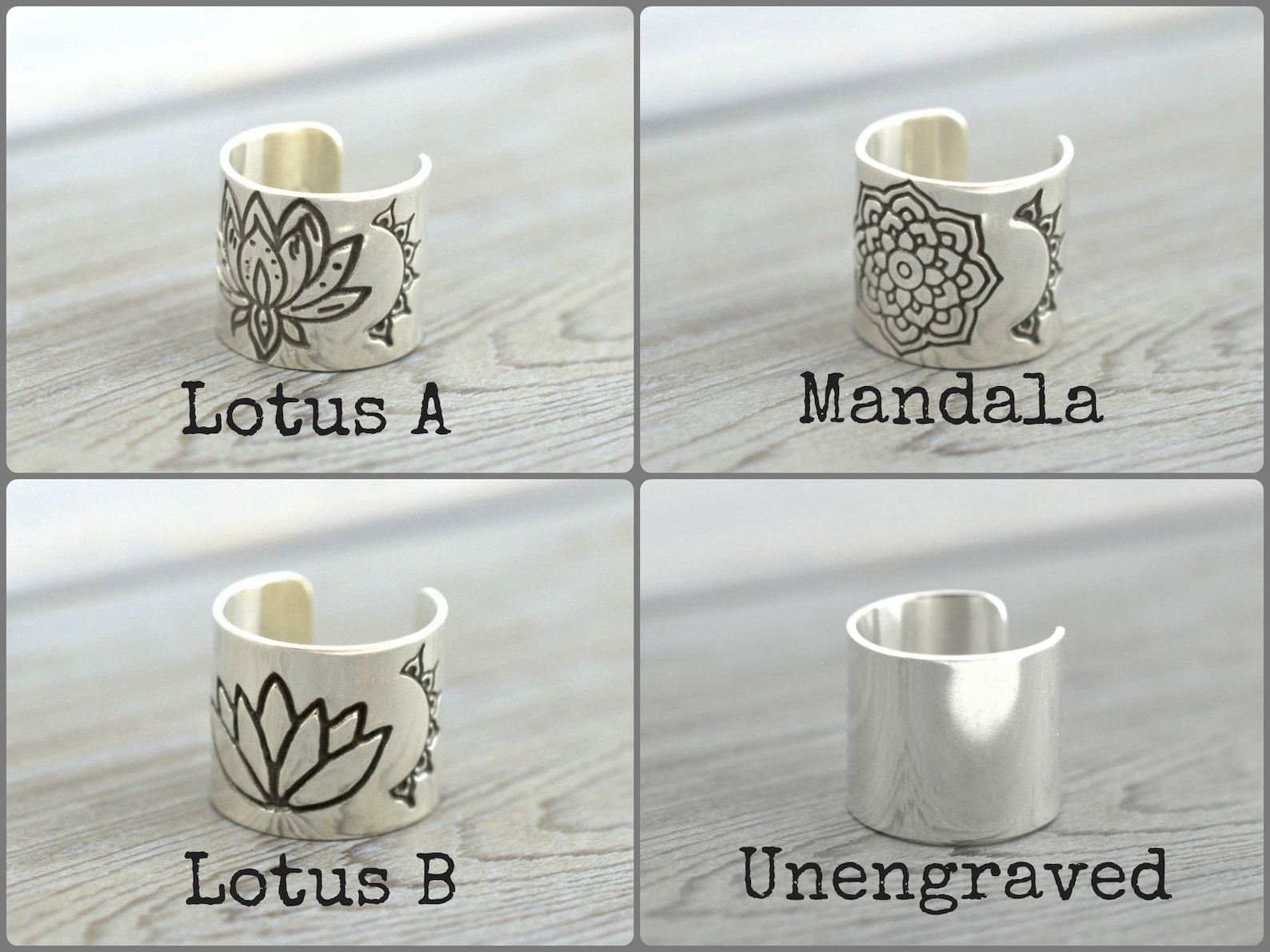 Zen Ear Cuff Extra WIDE 100% Handmade Lotus Ear Cuff Zen - Etsy