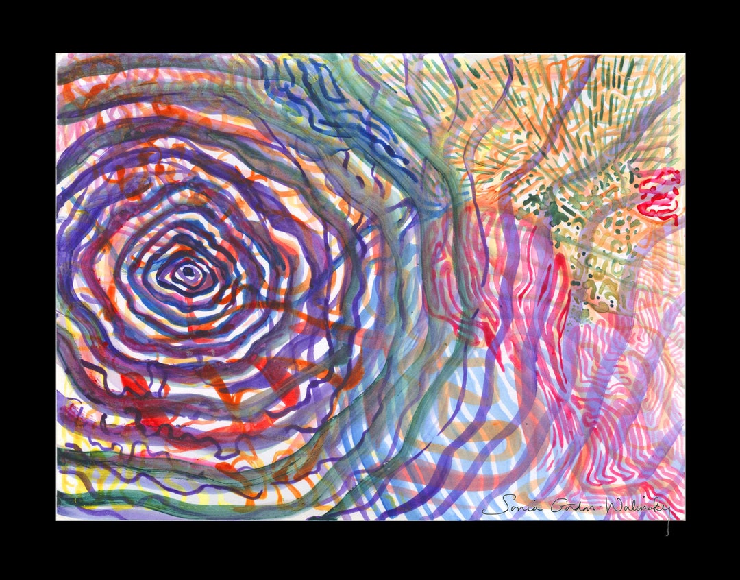 Abstract Watercolor Painting by Pasukart, Philadelphia Artist Sonia ...