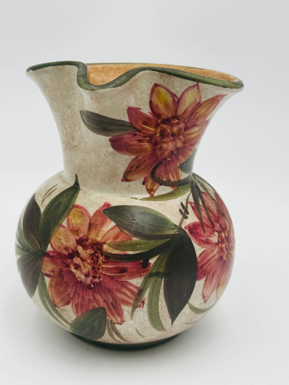 Sberna Deruta Italian Painted Pottery Pitcher - Etsy