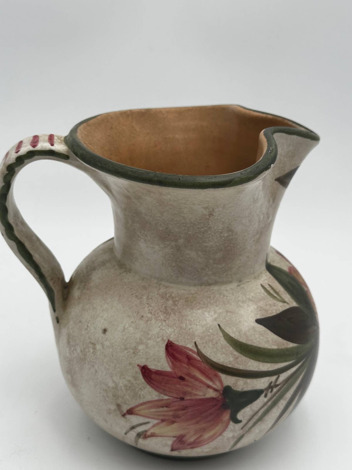 Sberna Deruta Italian Painted Pottery Pitcher - Etsy