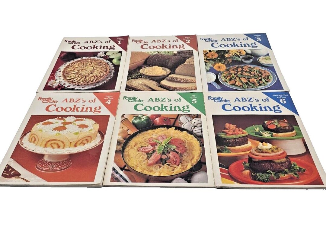 Vintage Family Circle Abz's of Cooking Cookbooks Set of 6 - Etsy