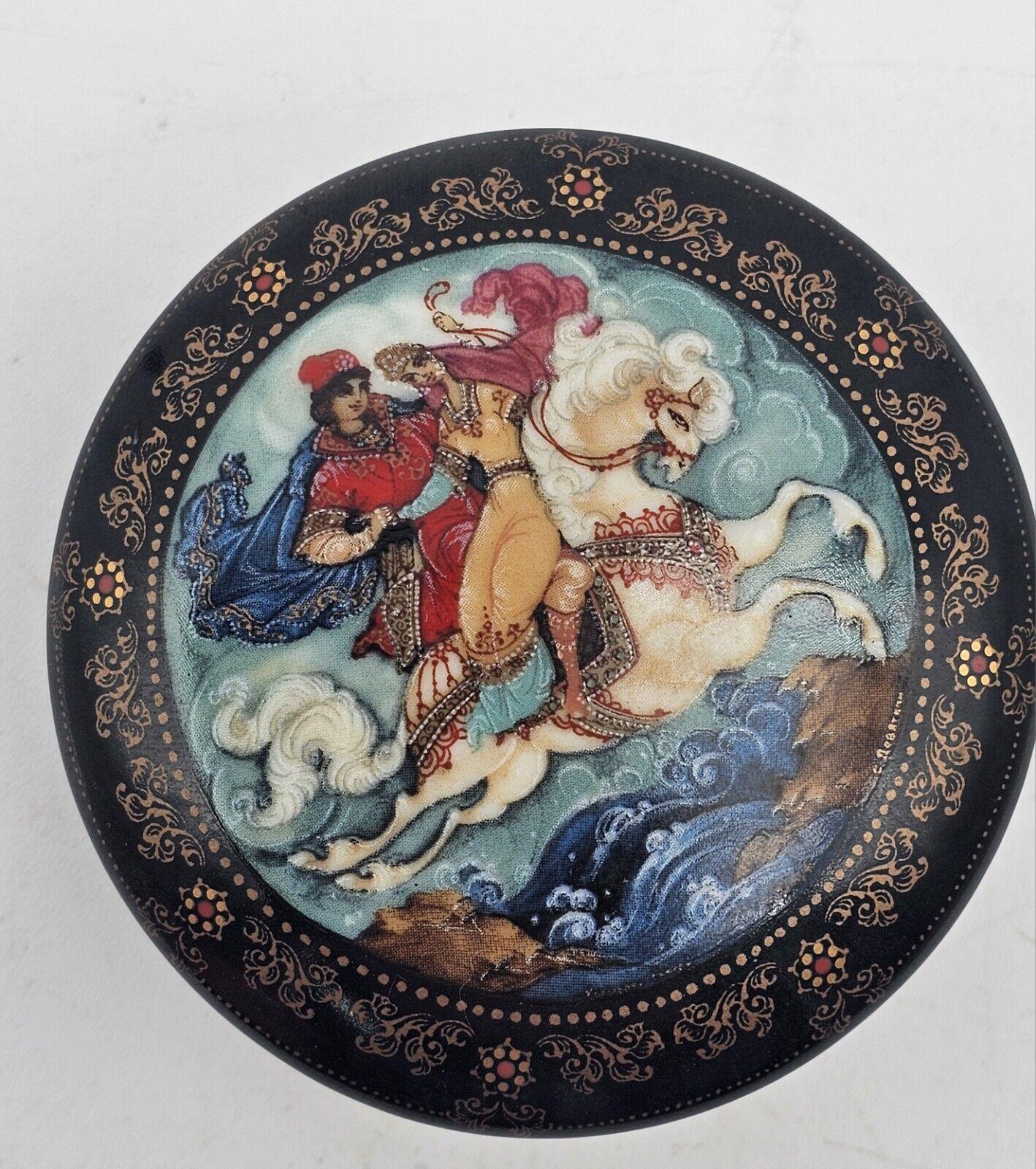 VTG. Russian Porcelain Music Trinet Box Princess & Elisey Sergei Devyatkin 7631A - Etsy