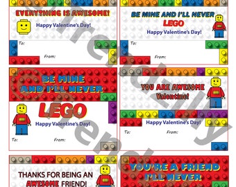 Building Block Valentine - Etsy