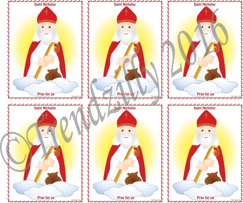 St. Nicholas Day Printables, Saint Nicholas Day Decoration Printable ...