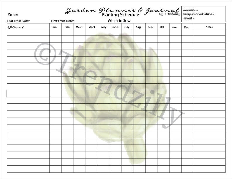 Garden Planner Printable, Garden Planner& Journal, Companion Planting ...