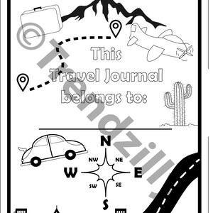 Kids Travel Journal, Travel Journal Printable, Vacation Journal, Travel ...