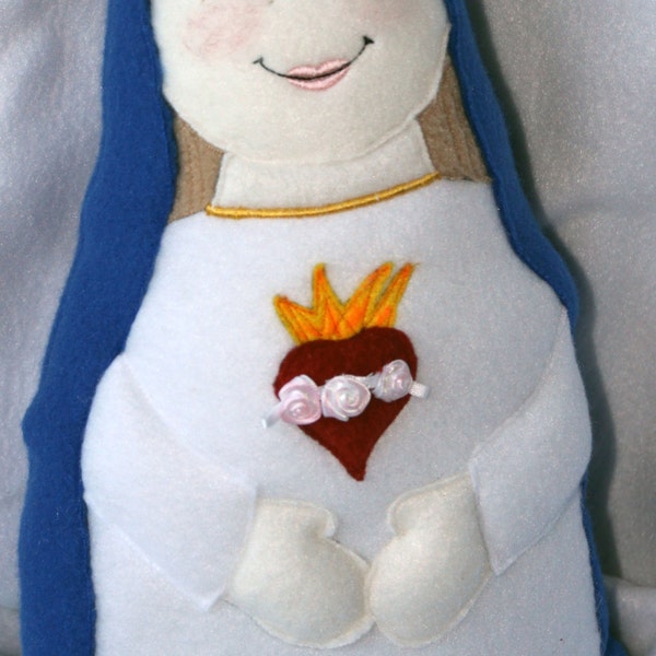 Blessed Mother Mary Doll - Etsy