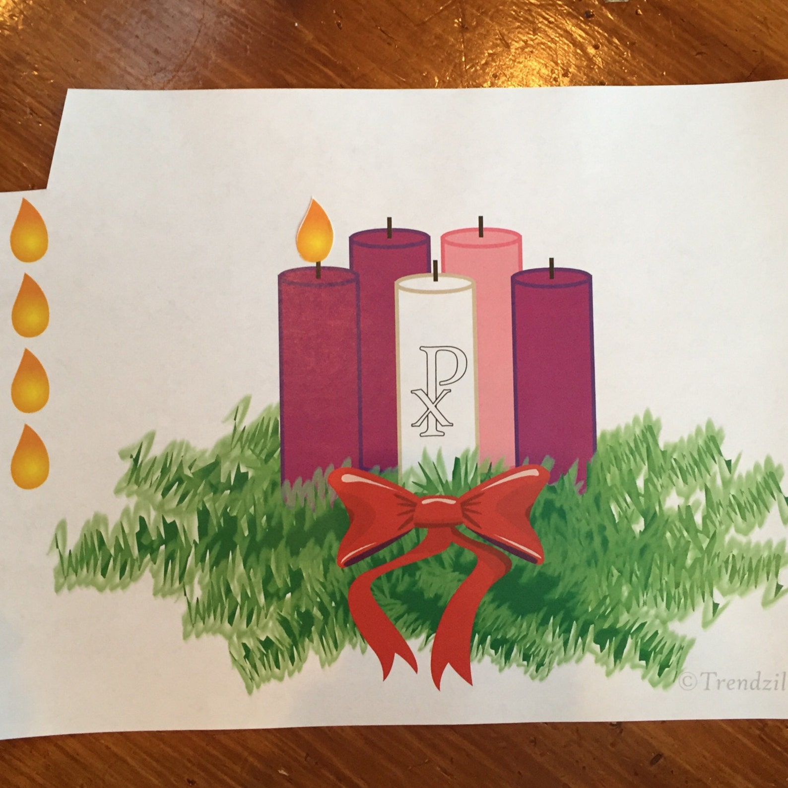 Advent Activity Pages, Kids Advent Wreath Printable, Christmas ...