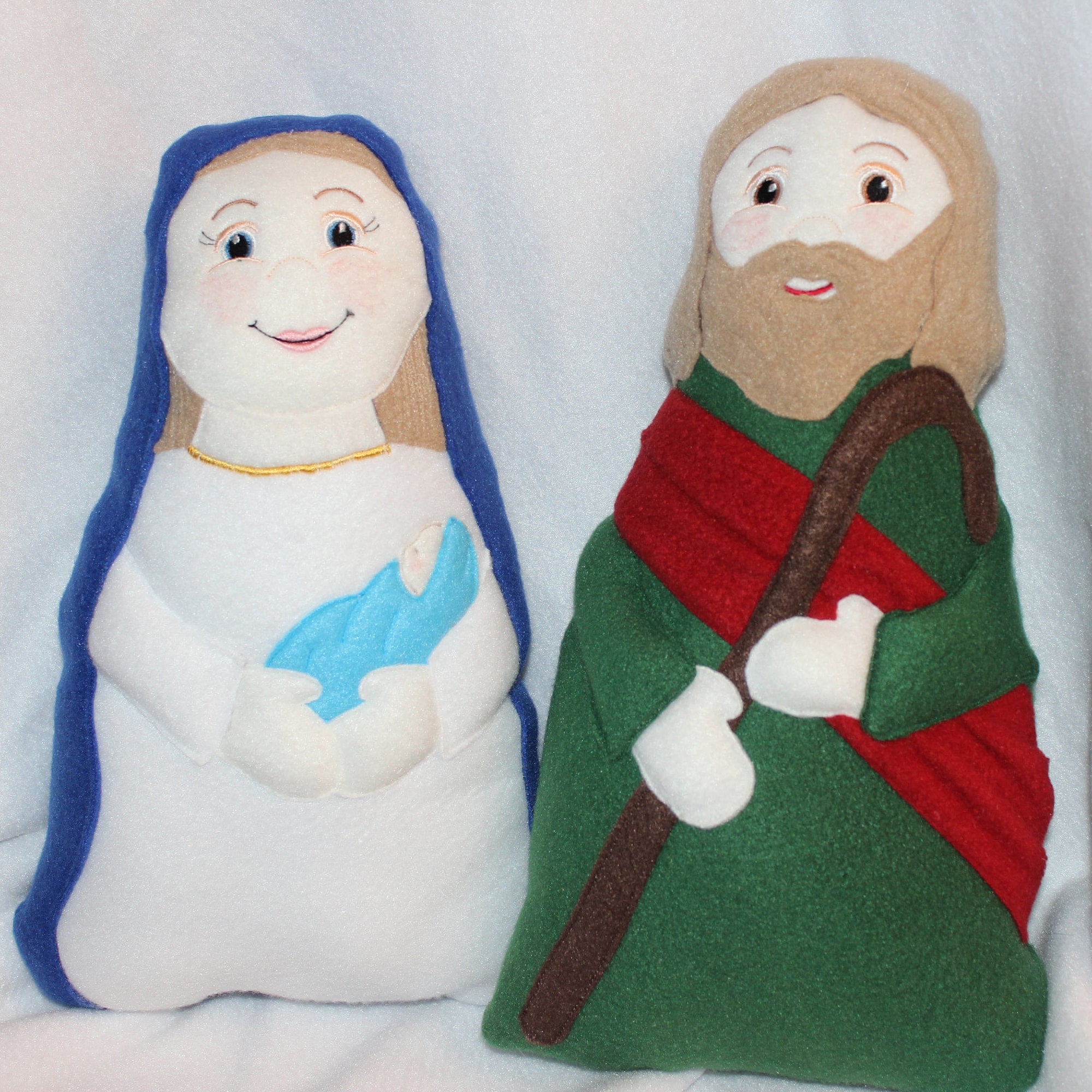 Holy Family Soft Saint Doll Set Set of 2 Mary with Baby | Etsy