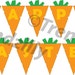 Easter Banner, Happy Easter Banner, Printable Easter Banner, Carrot ...