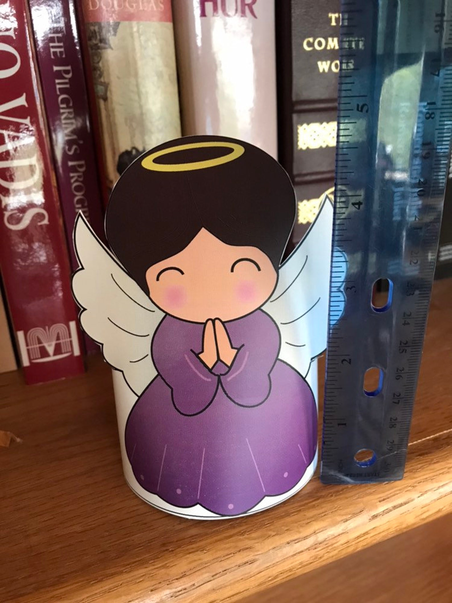 Natalie the Nativity Angel Printable Printable Advent Angel - Etsy