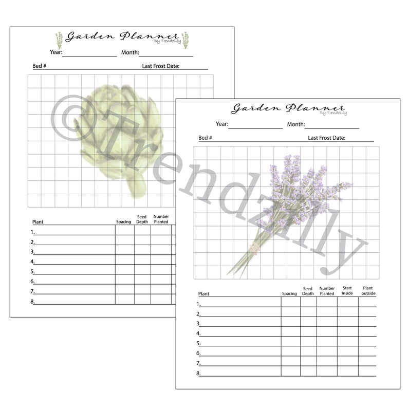 Garden Planner Printable, Garden Planner& Journal, Companion Planting ...