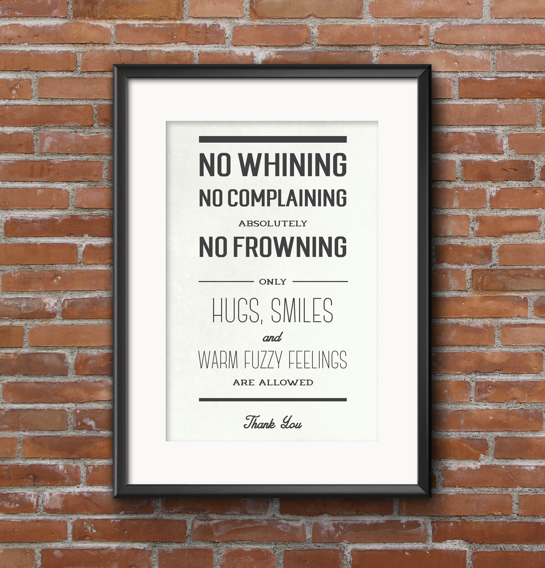 NO WHINING Poster 11x17 Poster Home Decor Country Cottage - Etsy