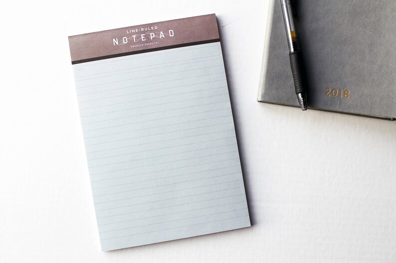 Retro/vintage Notepad Unveilco Goods Co. Stationery Gift - Etsy