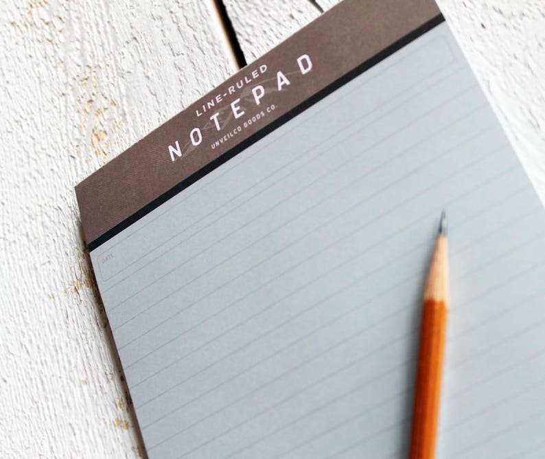 Retro/vintage Notepad Unveilco Goods Co. Stationery Gift - Etsy