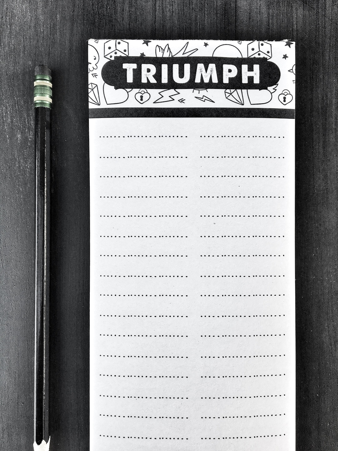 TRIUMPH Notepad 3.5 X 8.5 Notepad - Etsy