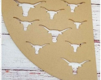Longhorn Stencil | Etsy