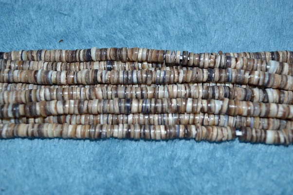 Tagnipis Shelll Heishi Bead Strands. Handcrafted in Phillipines ...