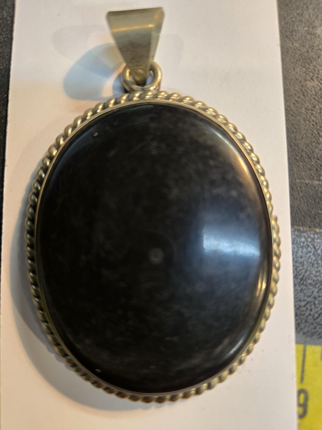 Black Onyx Gemstone Cabachon Pendant/charm (1060613)bayd-gsp2 - Etsy