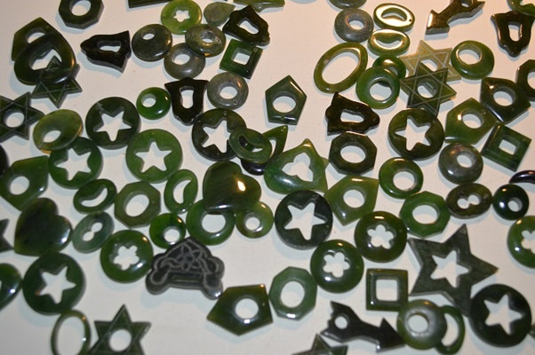 Genuine Jade Cut Outs.lot of 10 (2040062)* - Etsy