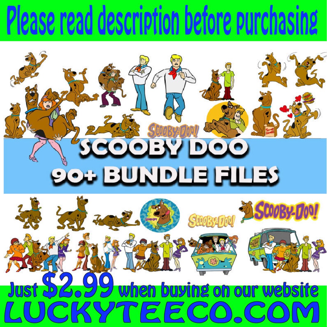 Scooby Doo Png Svg Bundle, Svg Files for Cricut, Silhouette Cut Files ...
