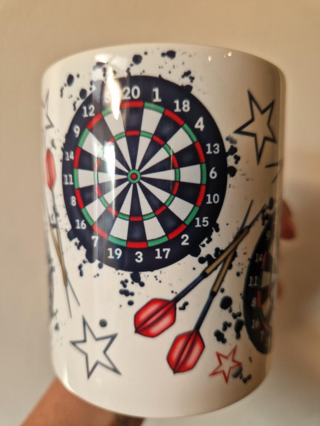 Dartboard Mug, Dart Player Gift - Etsy UK