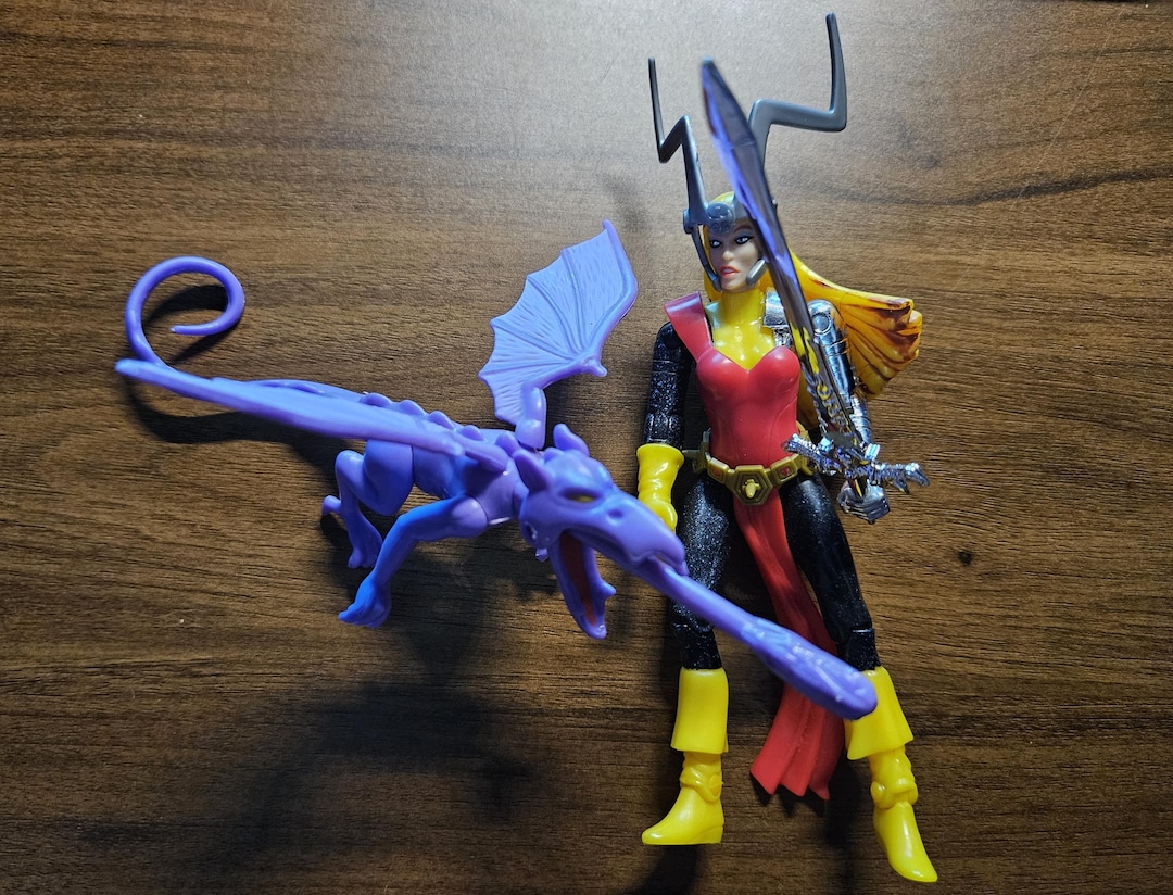 Magik With Lockheed Dragon New Mutants X-men Marvel Comics 1998 Toy Biz ...