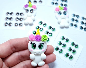 Polymer Clay Eyes | Etsy