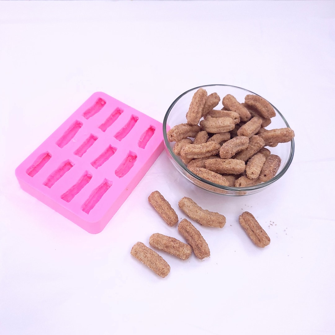 Cereal Churros Mini Churros Cinnamon 12 Cavities Cereal Mold | Soap ...