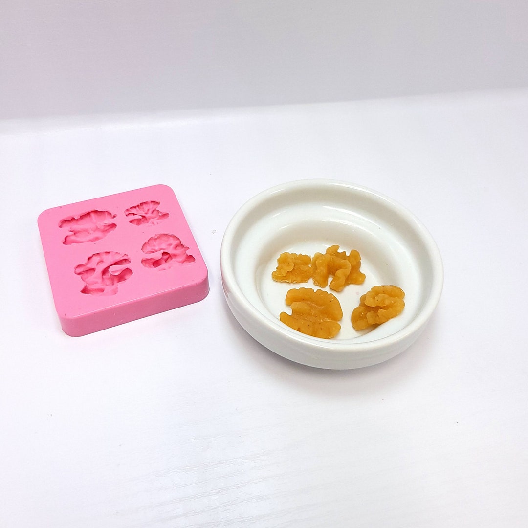 Walnut Nuts Wax Melts Mold Chocolate Cake Soap Candle Mold for Wax Mold ...