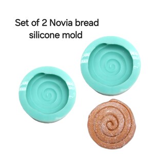 Sweet Buns Mexican Bread bigger Size Multi Project Silicone Mold MS852 ...