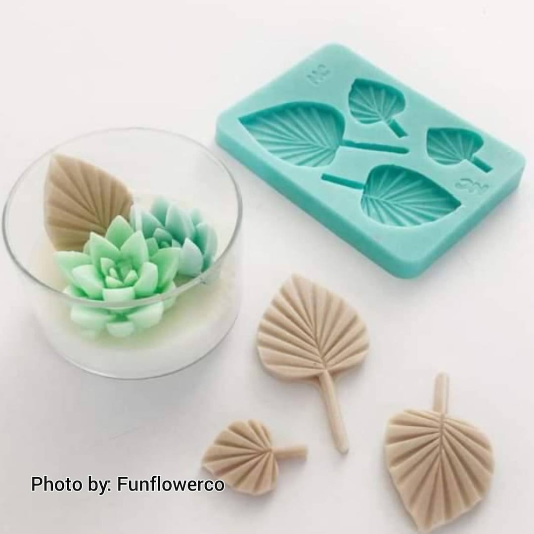 Palm Leaves Pampas Silicone Mold Multi Project Silicone Mold - Etsy