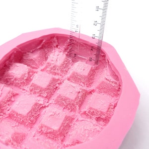 Belgian Waffles Circle Wafer Soap Candle Mold for Wax Mold for Resin - Etsy