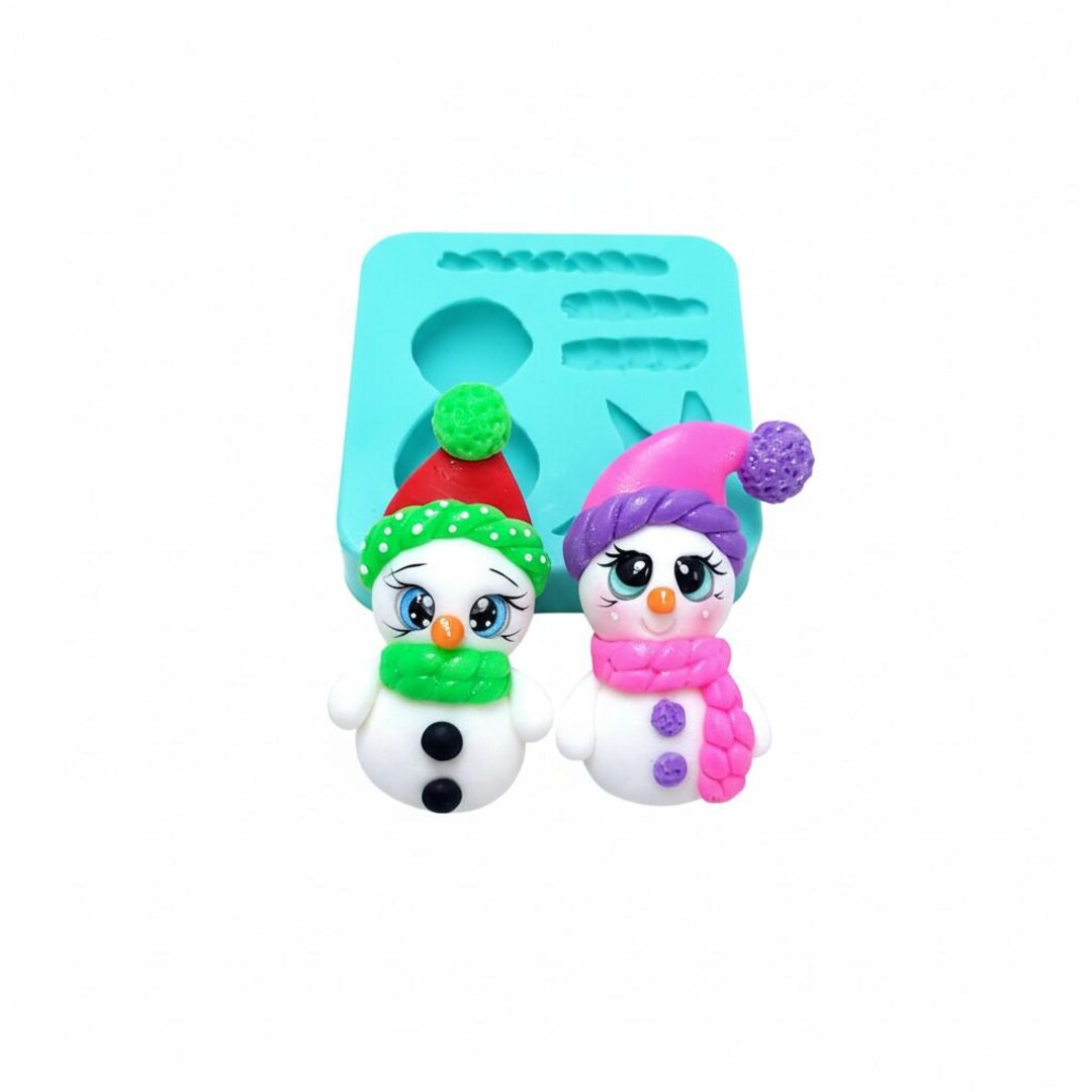 Snowman Full Body Multi-project Silicone Mold MS574 for Cakes Resin and ...