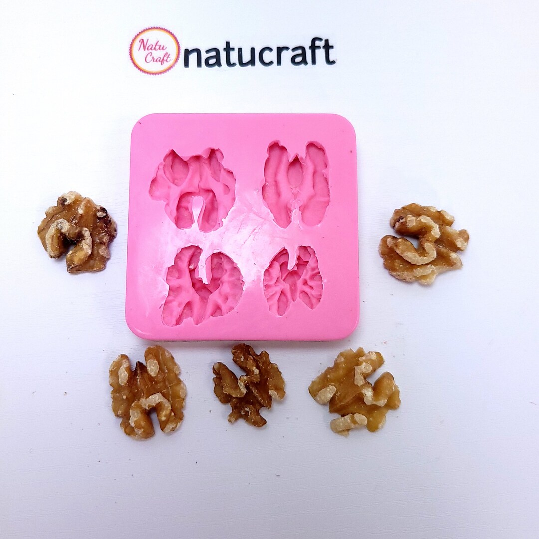 Walnuts Silicone Mold Wax Mold Resin Mold Soap Mold Realistic ...