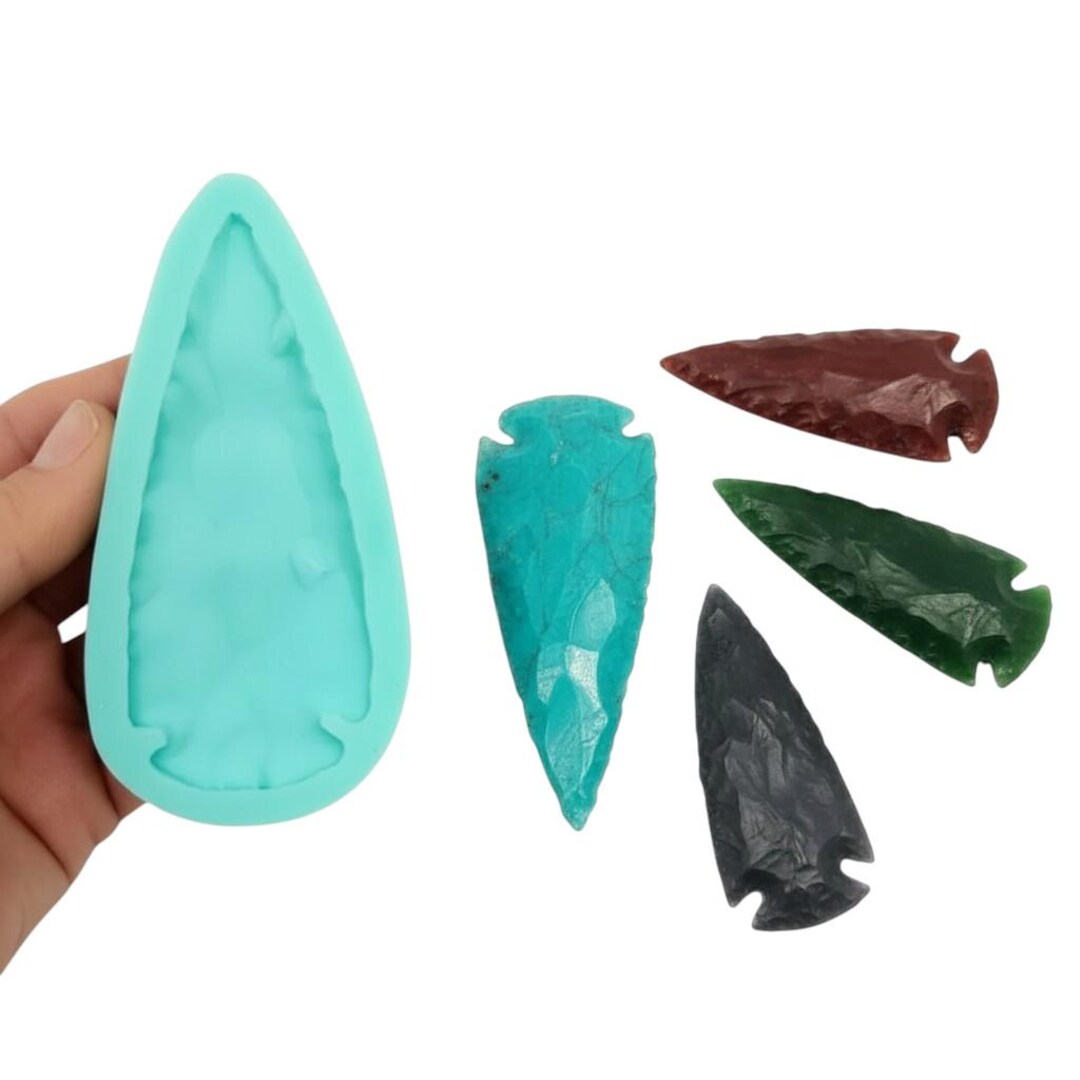 Arrowhead Silicone Mold for Resin Jewelry, Tribal Pendant & Soap Embed ...