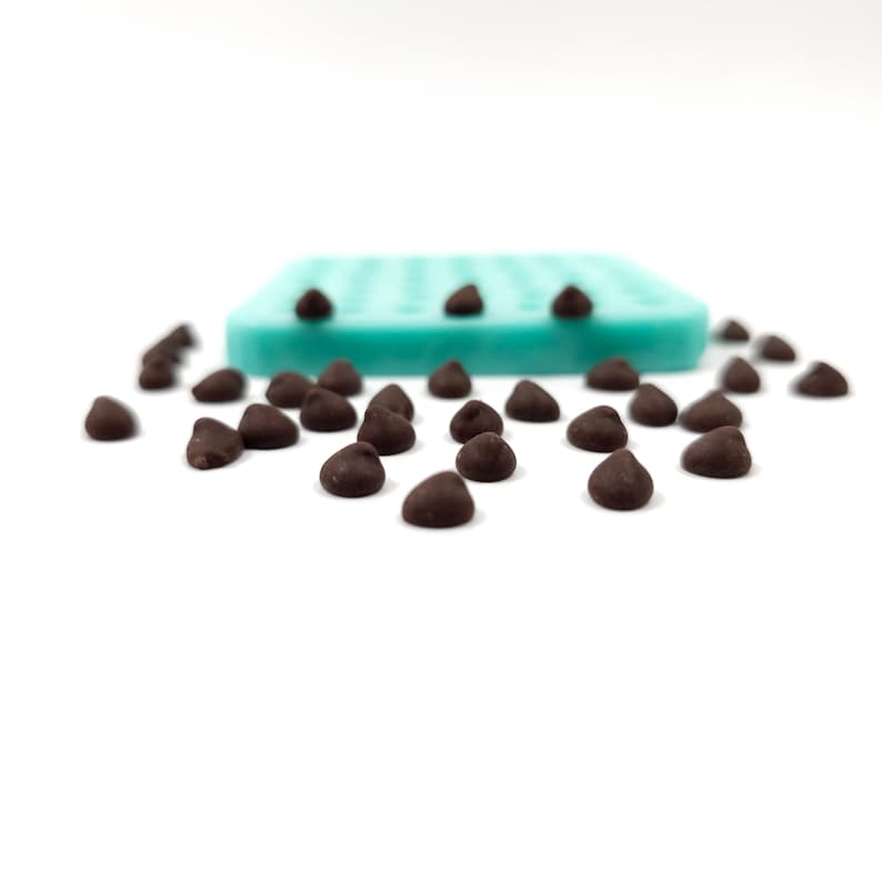Mini Chocolate Chip Silicone Mold | Wax Melt, Soap, Resin Crafting Tool ...